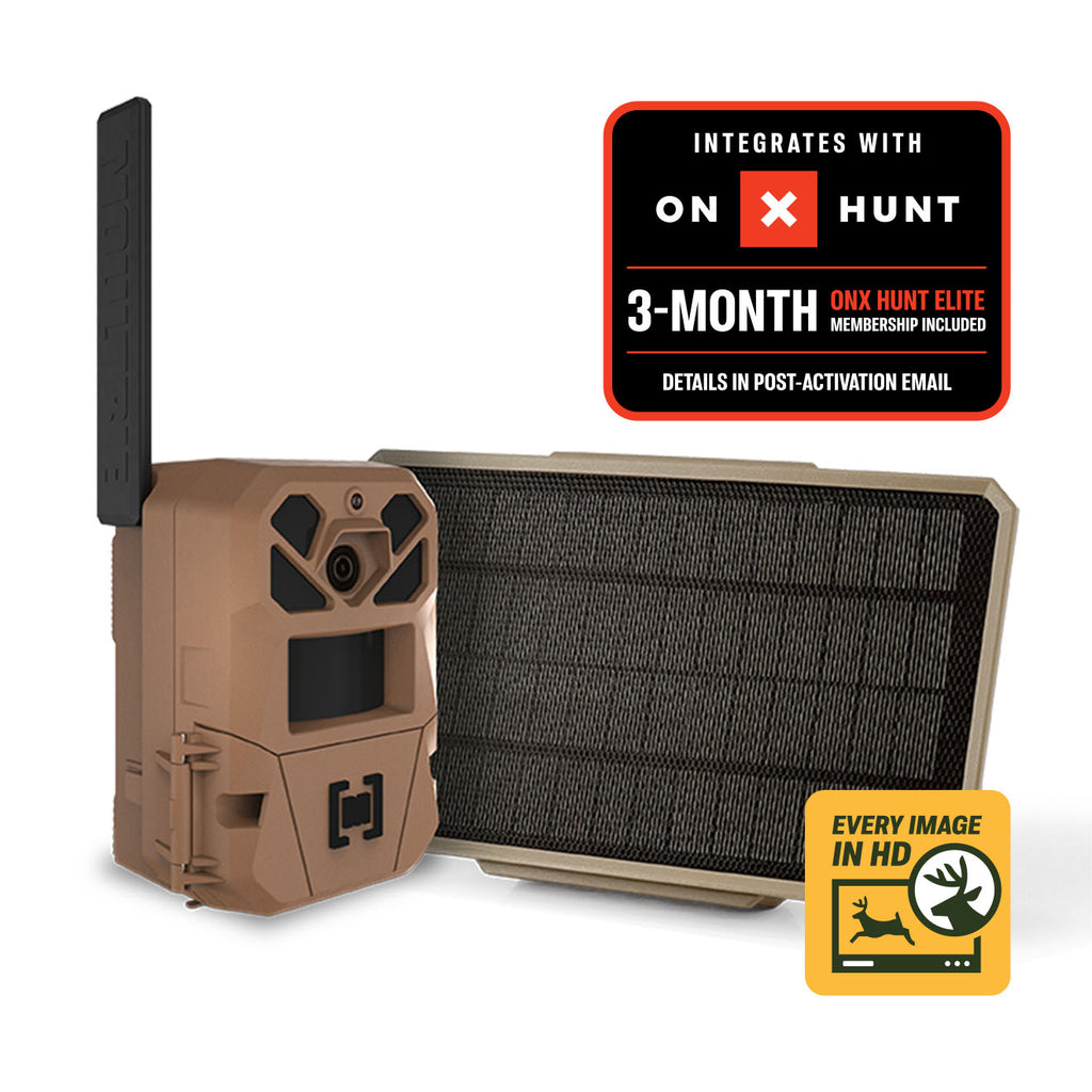 Moultrie EDGE 3 + 3.4W SOLAR POWER PACK Bundle