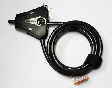 Master Lock 8418D Python Adjustable Cable Lock 6ft Long 5/16in Dia Cam